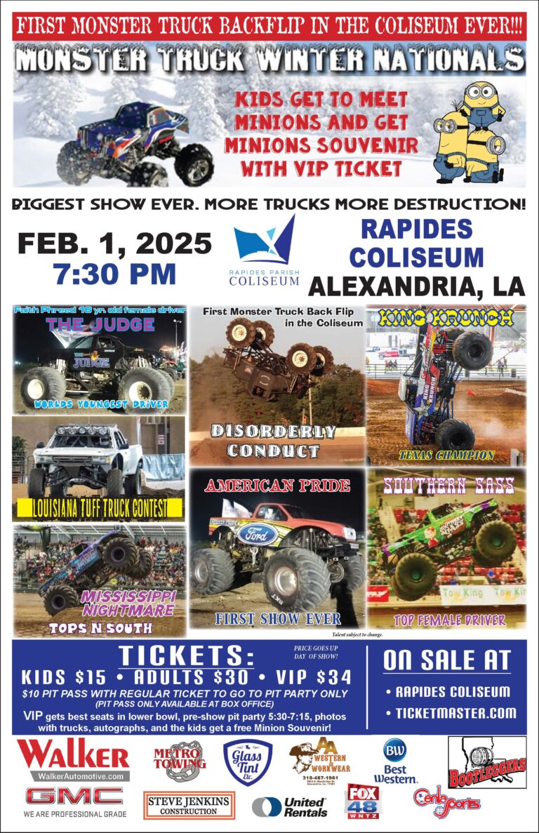 Rapides Parish Coliseum – Your home for Central Louisiana Entertainment.